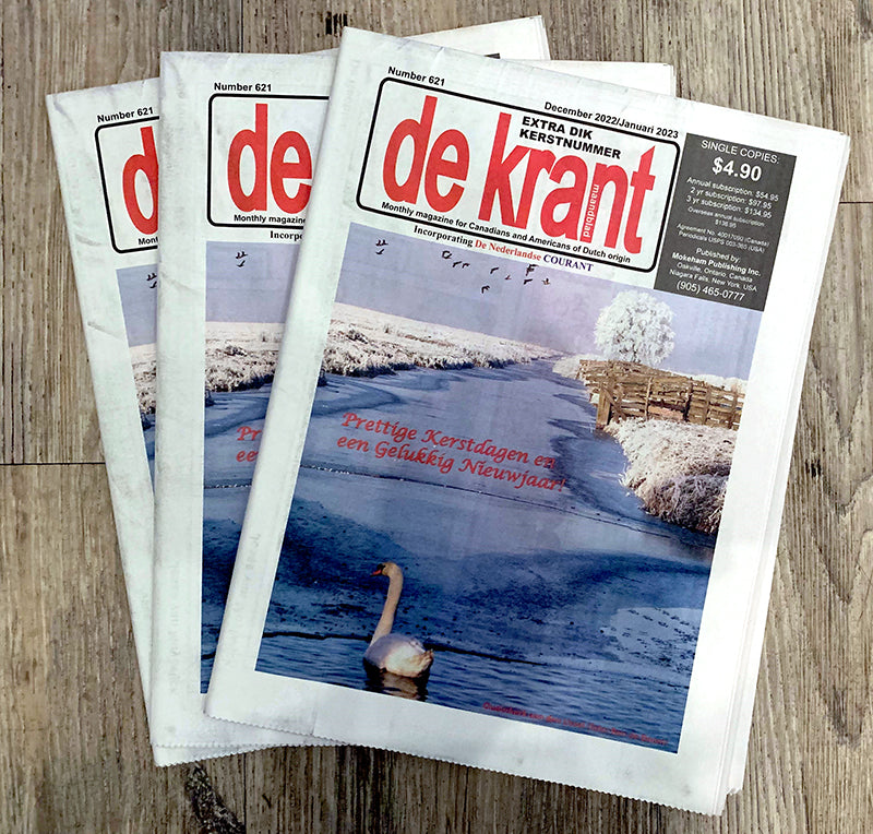 De Krant December issue in the mail – Dutch the media